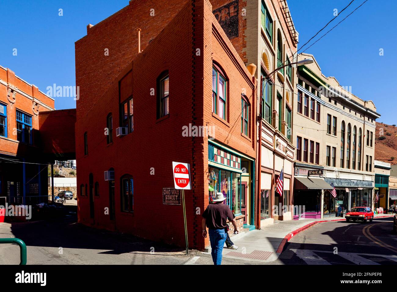 Main street bisbee arizona usa hi-res stock photography and images - Alamy