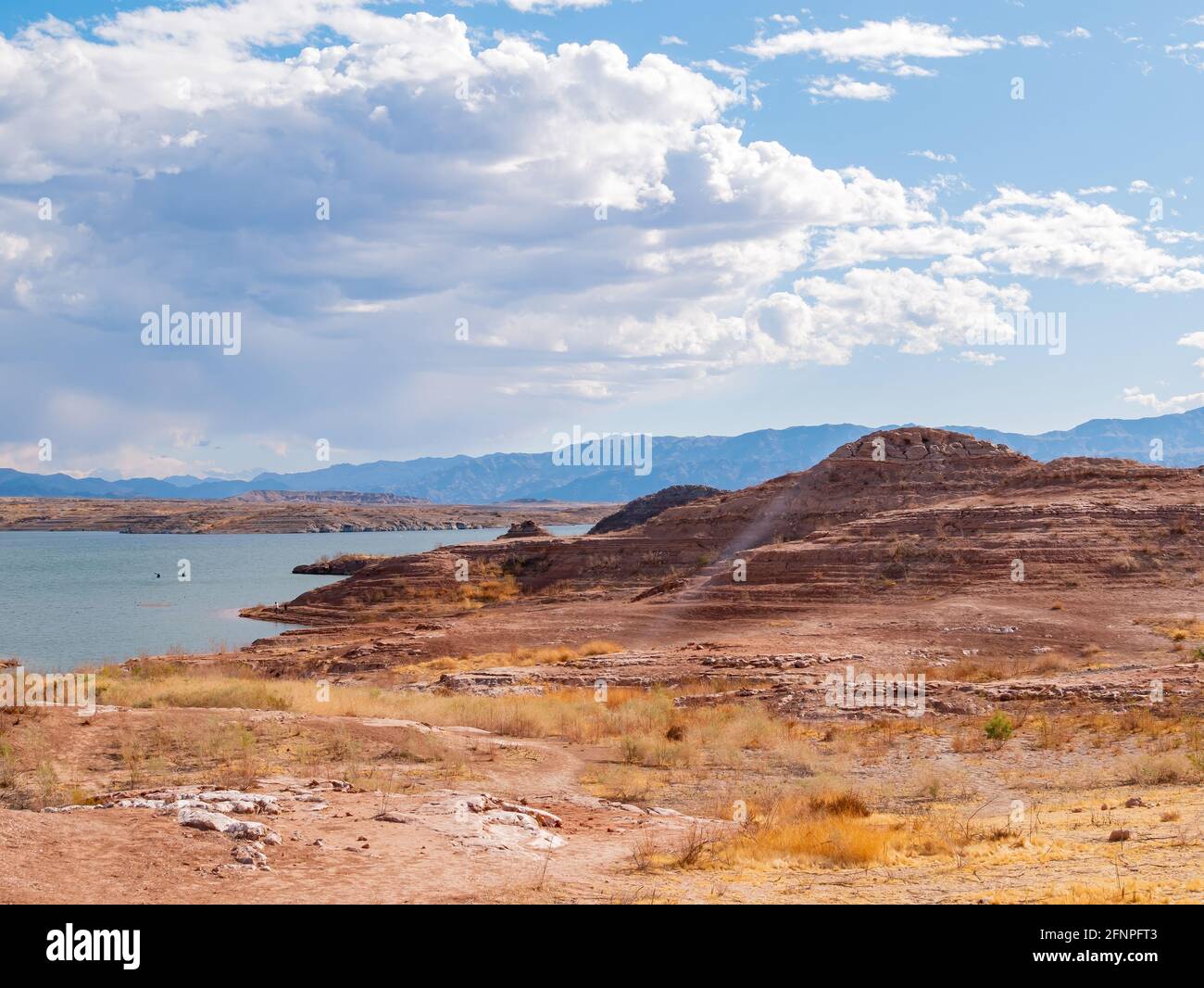 The Cliffs View Point landscape of Lake Mead National Recreation Area ...