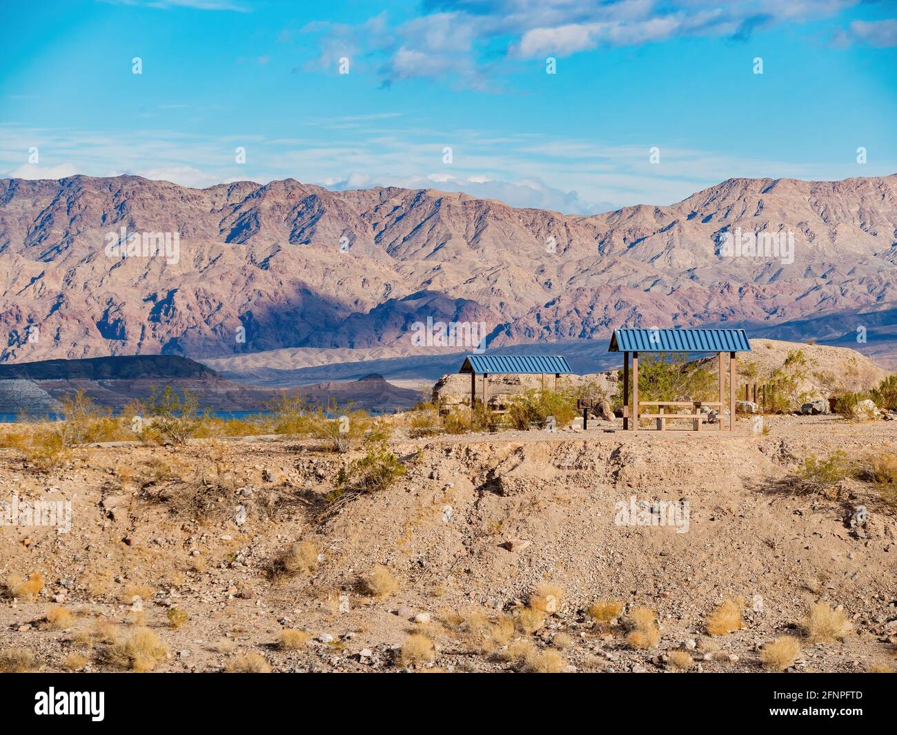 The Cliffs View Point landscape of Lake Mead National Recreation Area ...
