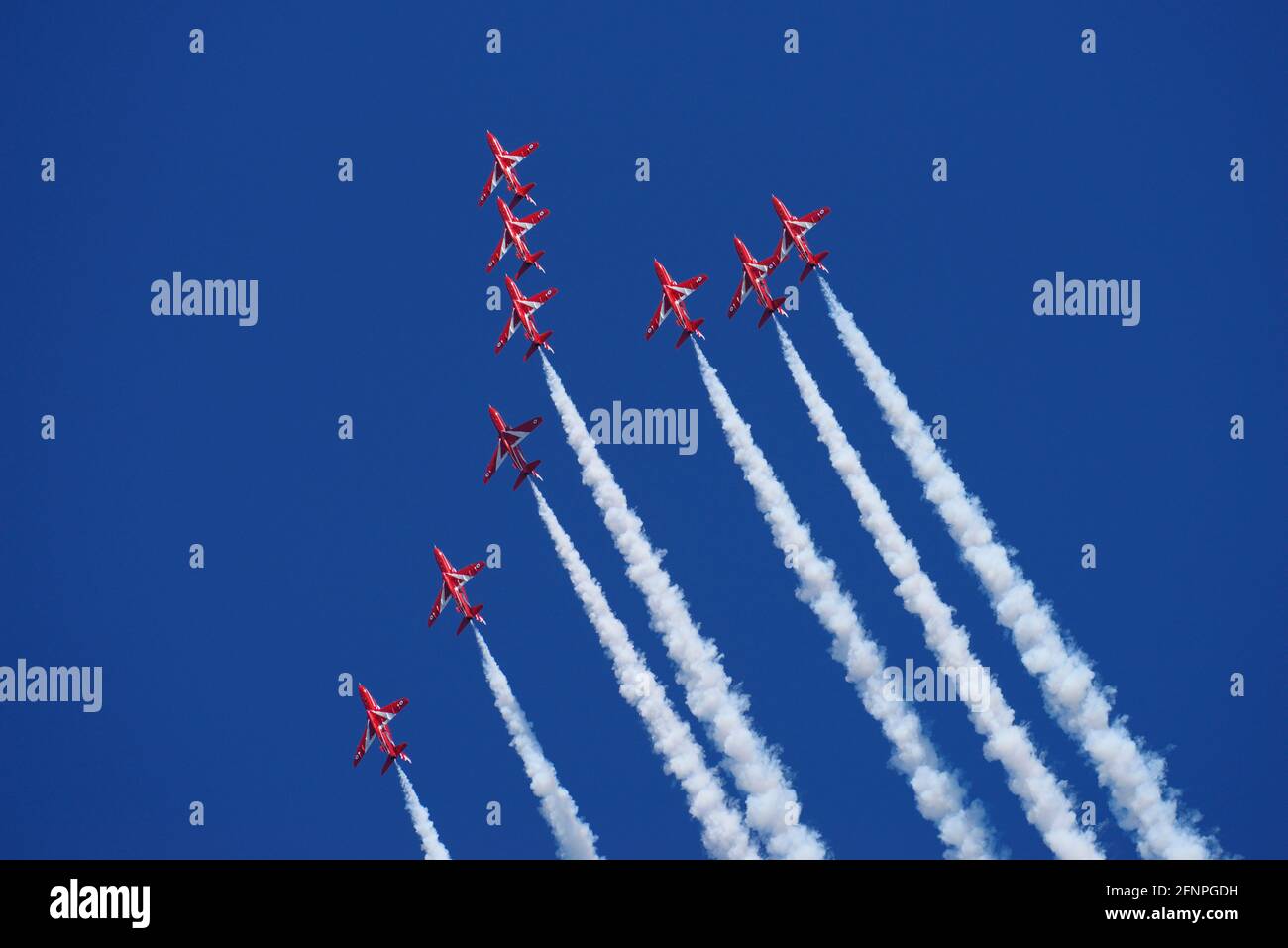 RAF Red Arrows Stock Photo - Alamy