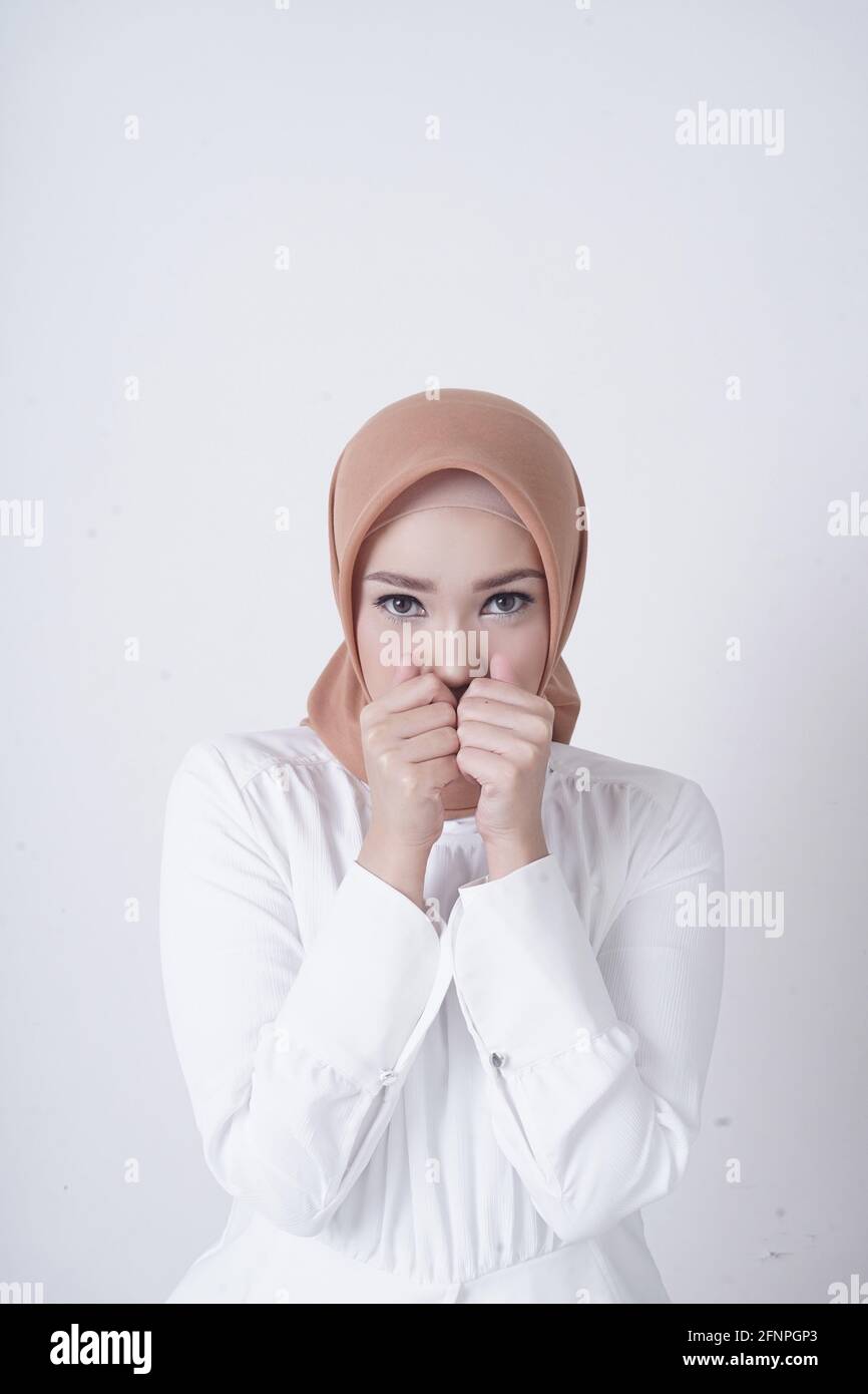 Beautiful indonesia woman white hi-res stock photography and images - Alamy