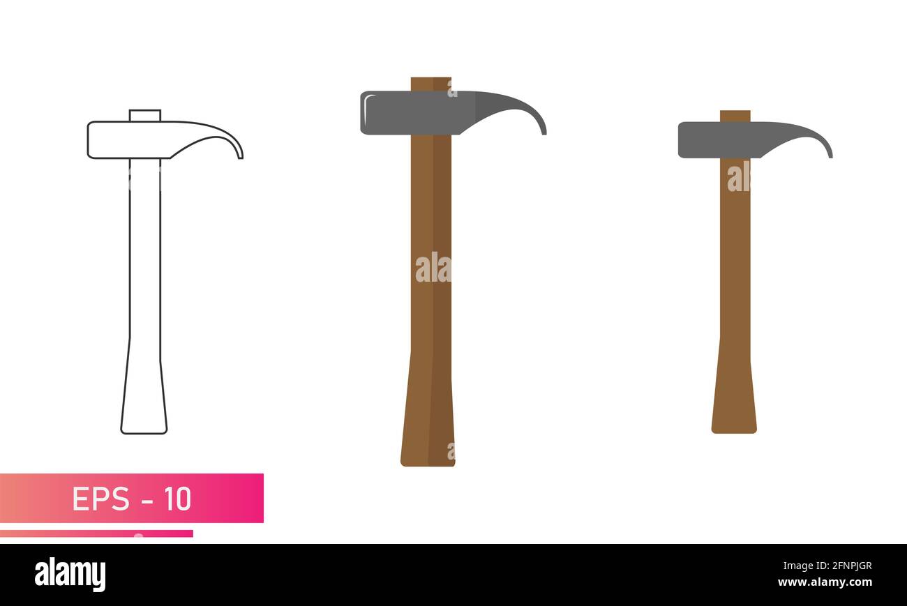 Cartoon hammer hi-res stock photography and images - Alamy