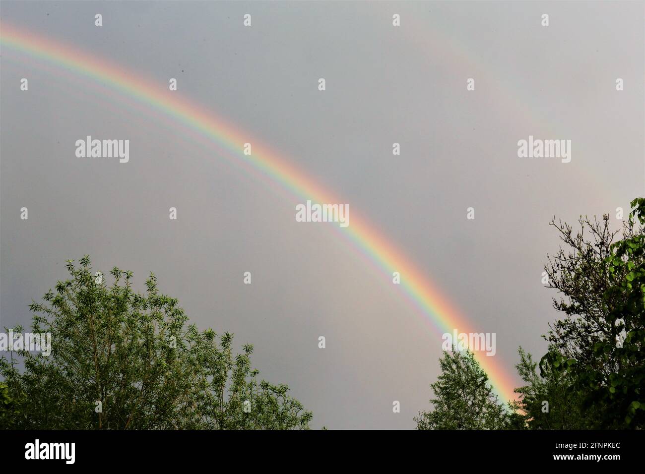 rainbow in the sky Stock Photo - Alamy