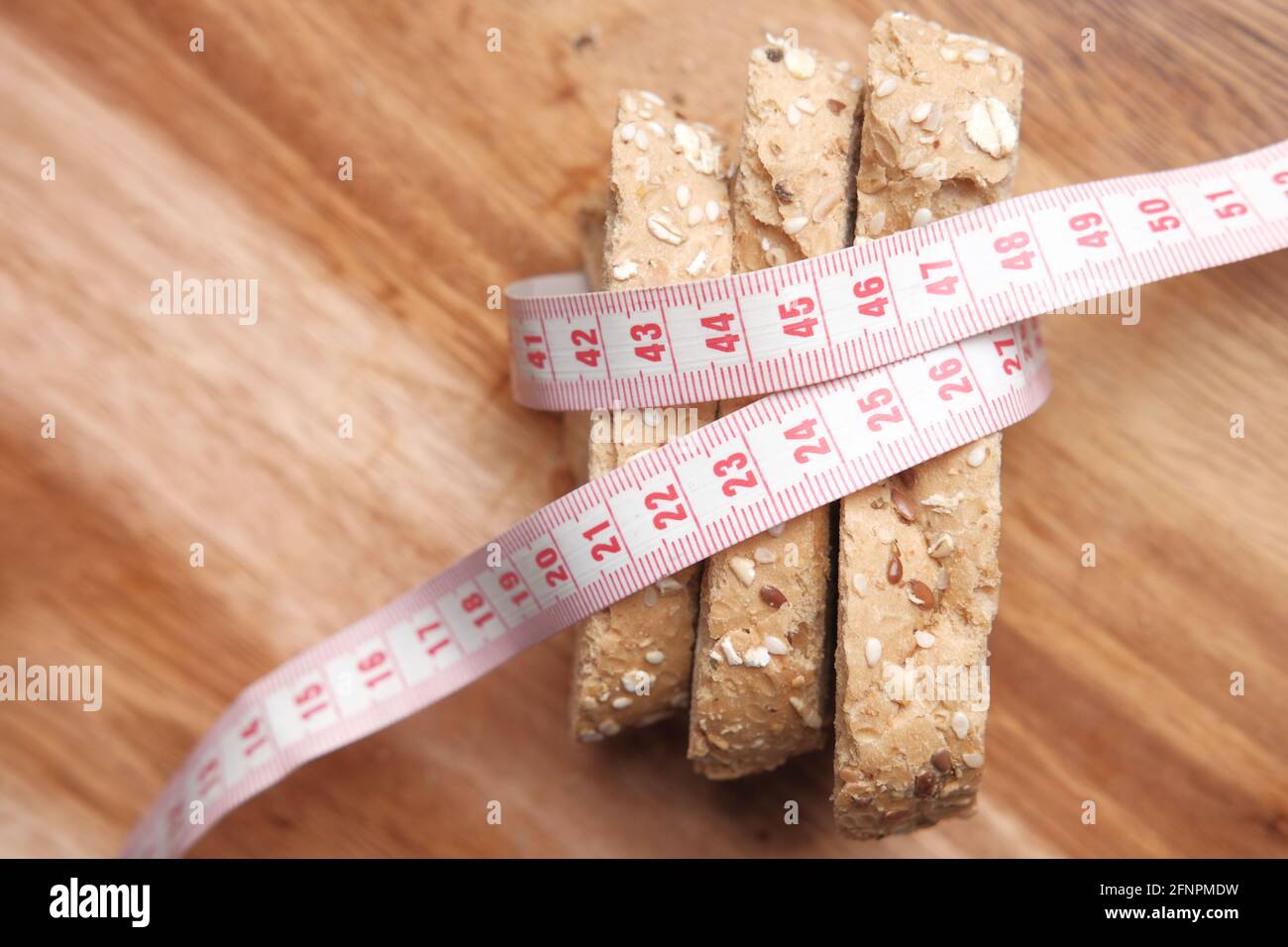Slice whole meal bread measurement hi-res stock photography and images ...
