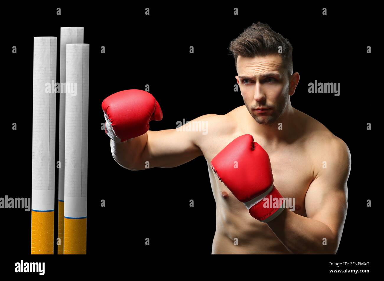 Kicking the nicotine habit hi-res stock photography and images - Alamy