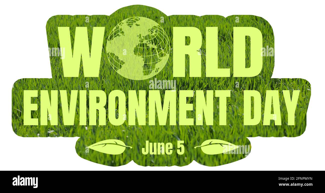 Greeting card for World Environment Day Stock Photo - Alamy