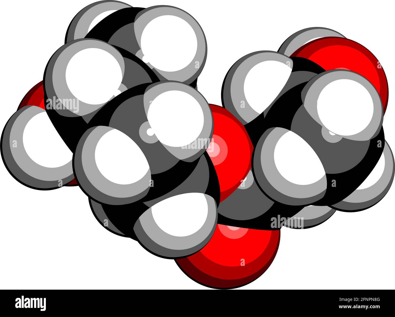 Ketone ester molecule. Present in drinks to induce ketosis. 3D ...