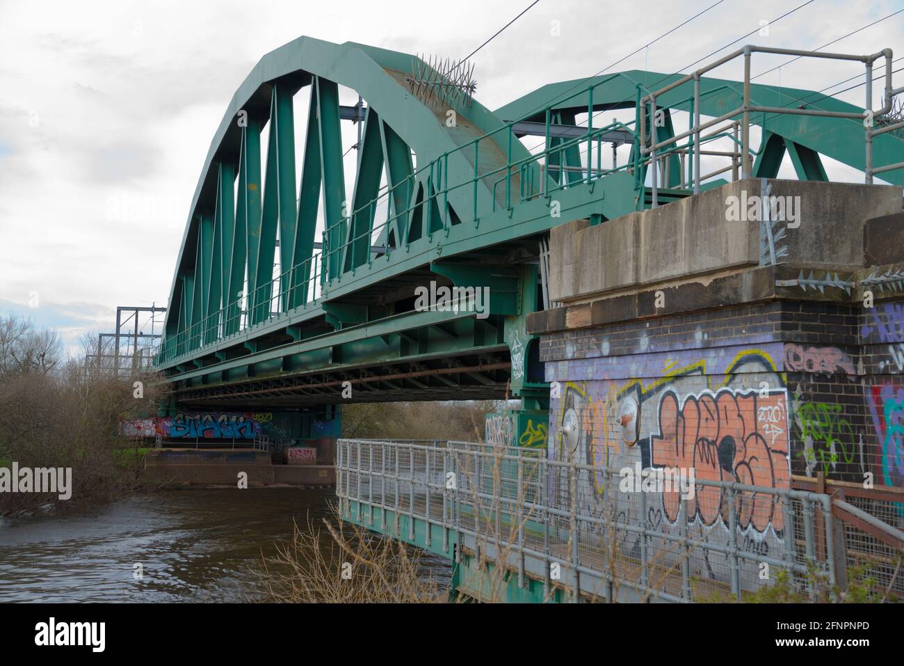 High speed, railway bridge, designed, transverse, load-bearing ...