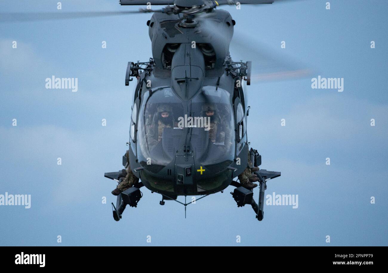 Calw, Germany. 10th May, 2021. An Air Force Special Forces helicopter ...