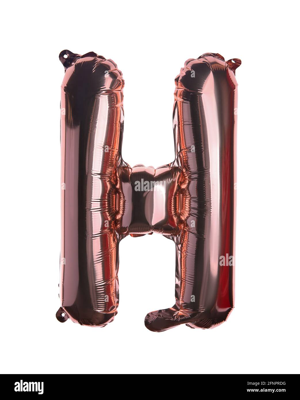 Balloon in shape of letter H on white background Stock Photo - Alamy