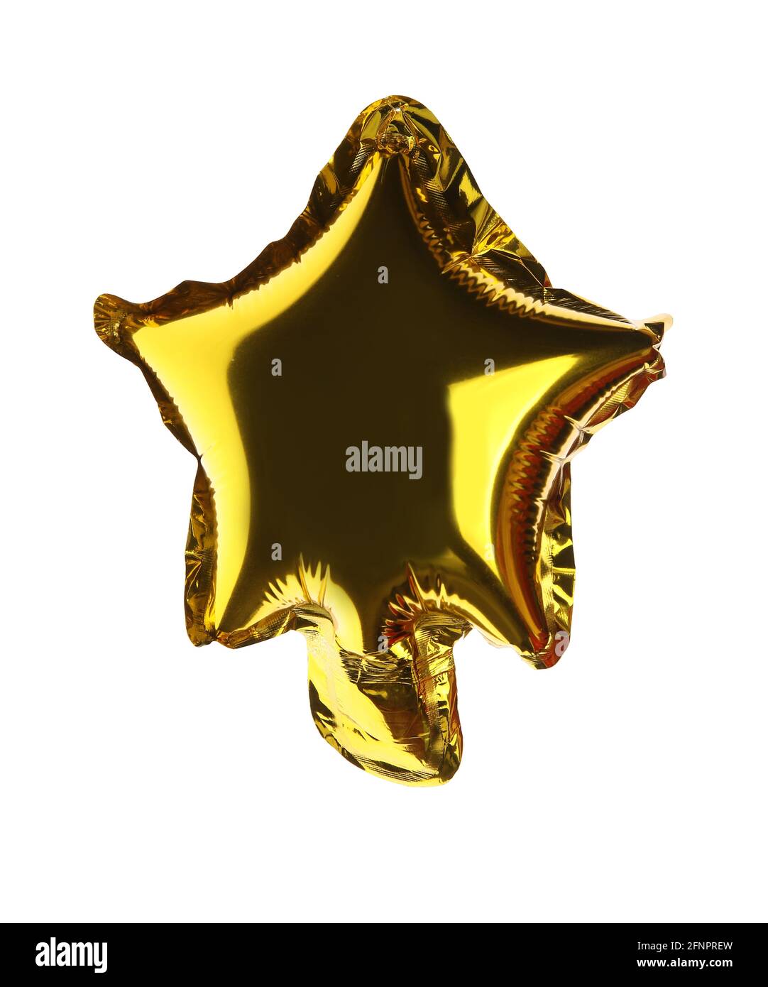 Balloon in shape of star on white background Stock Photo - Alamy