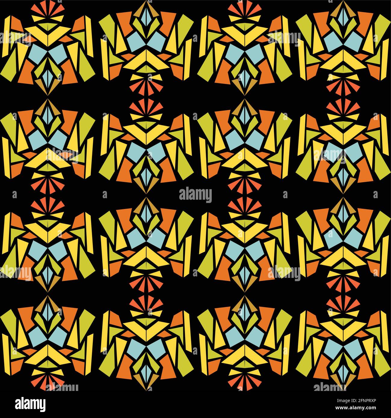 Seamless abstract contrasting pattern in indian style Stock Vector ...