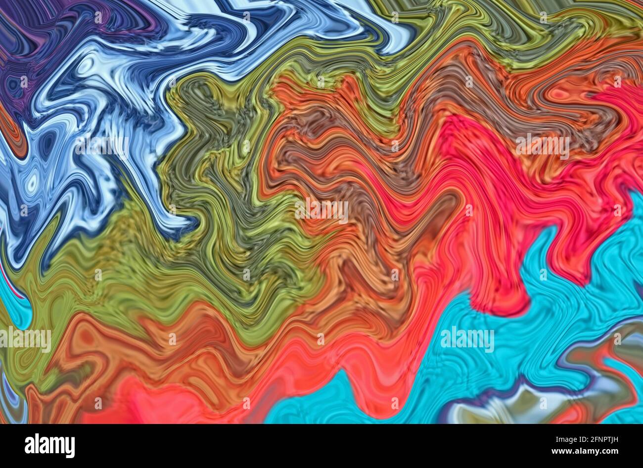 Multi-color flowing oil paints texture for abstract background Stock ...