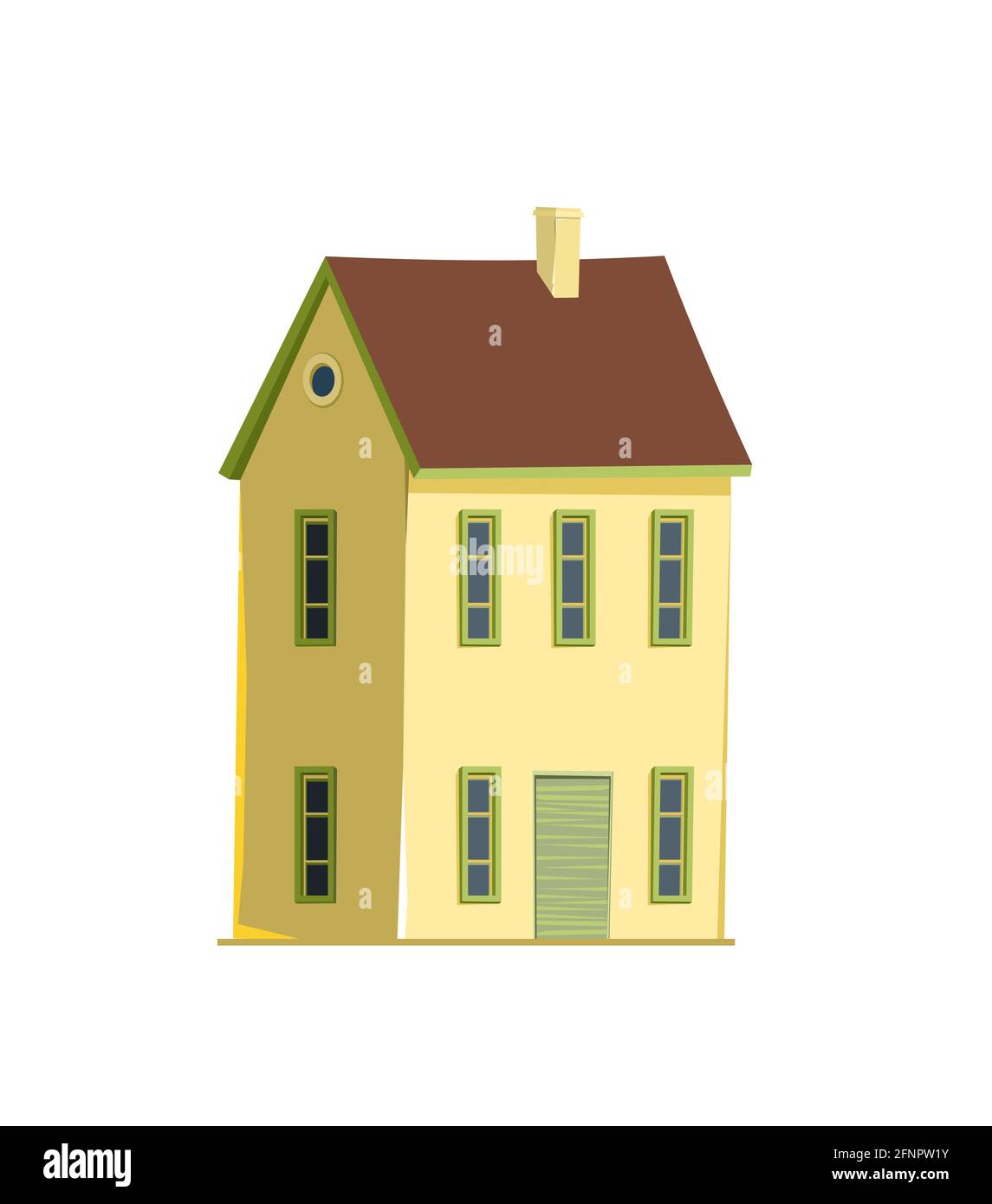 Small village in front Stock Vector Images - Alamy