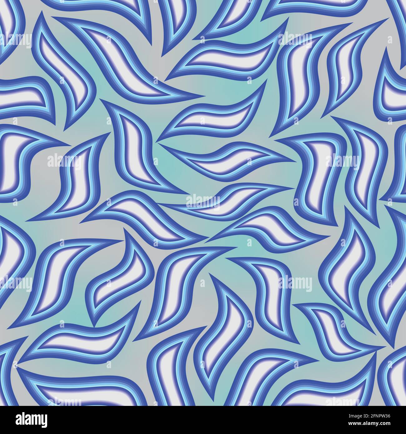 Seamless blue background with irregular wave objects Stock Vector Image ...