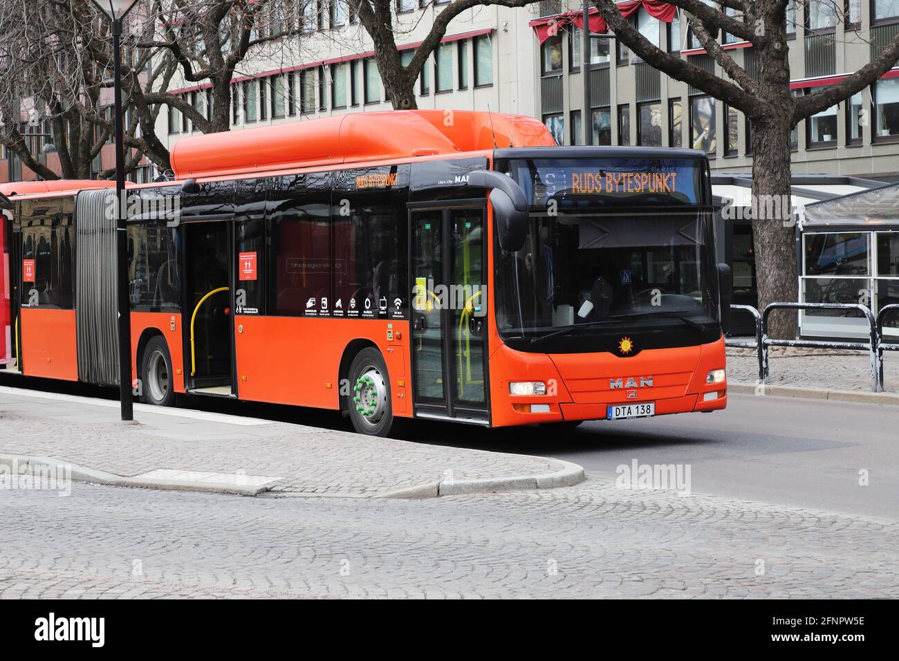 Swedish bus stop public transport hi-res stock photography and images ...