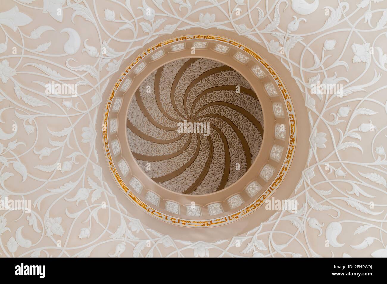 Small cupola at Sheikh Zayed Grand Mosque in Abu Dhabi, the capital ...