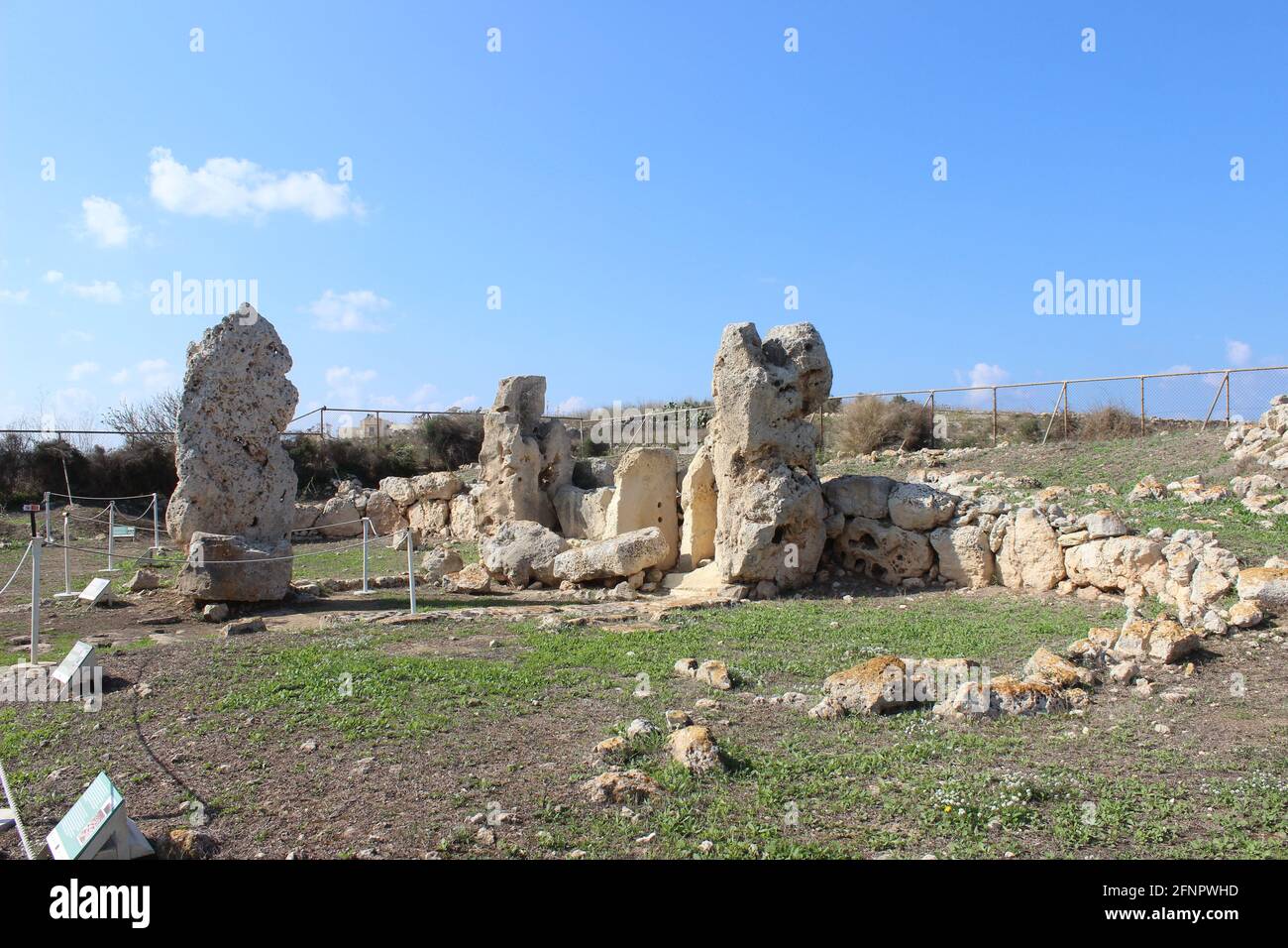 Skorba Prehistoric Temple, Malta Stock Photo - Alamy