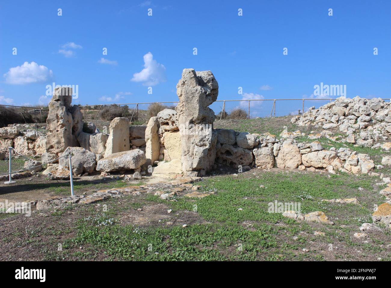 Skorba Prehistoric Temple, Malta Stock Photo - Alamy