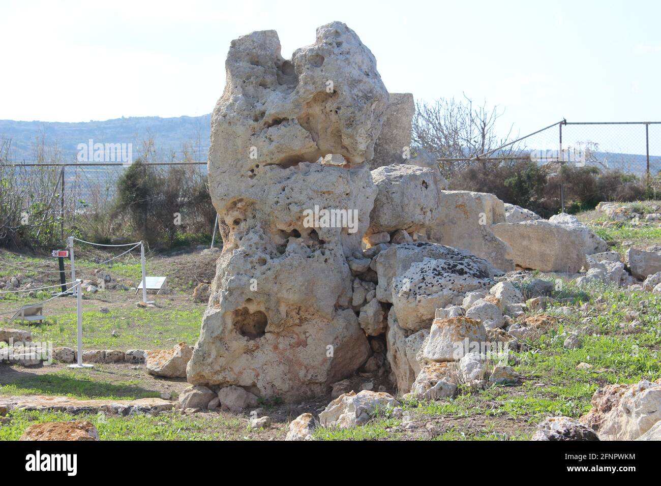 Skorba Prehistoric Temple, Malta Stock Photo - Alamy