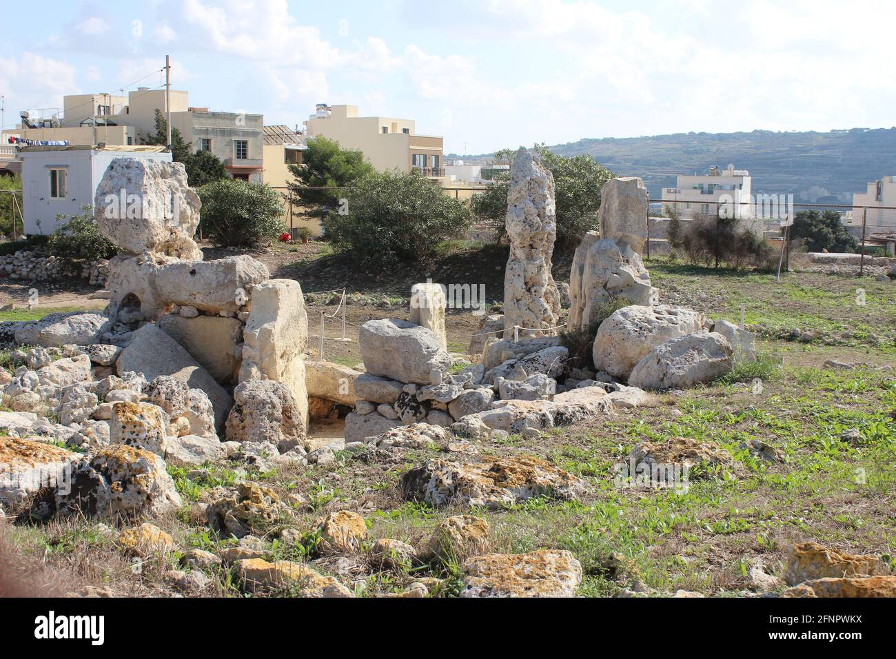 Skorba Prehistoric Temple, Malta Stock Photo - Alamy