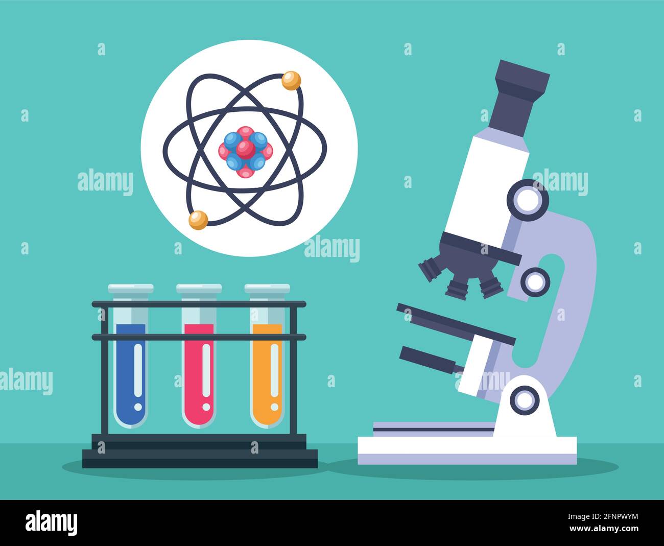 genetic testing microscope Stock Vector Image & Art - Alamy