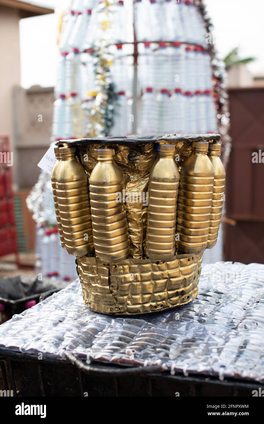 Upcycling plastic bottles hi-res stock photography and images - Alamy