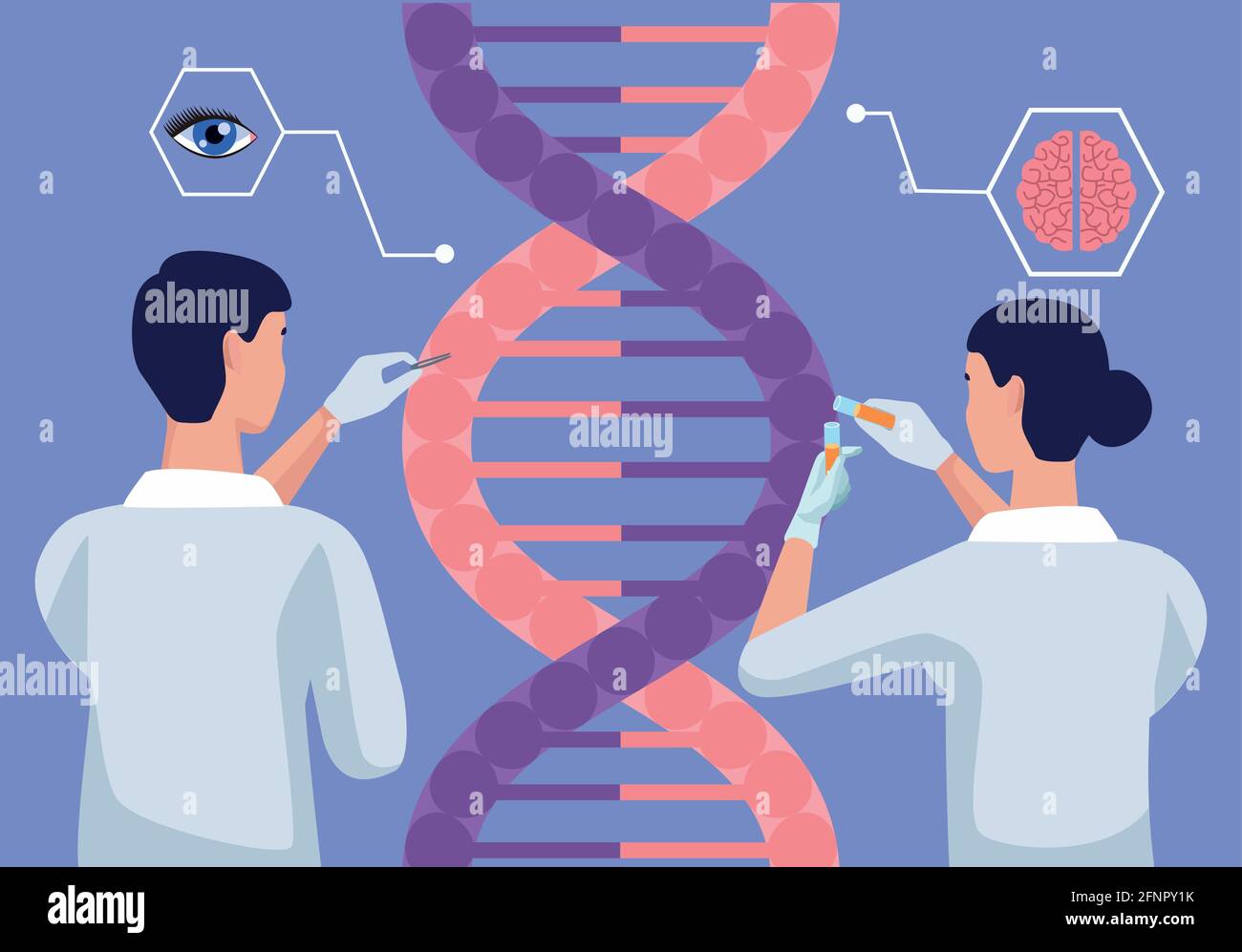 Scientists staff Stock Vector Images - Alamy