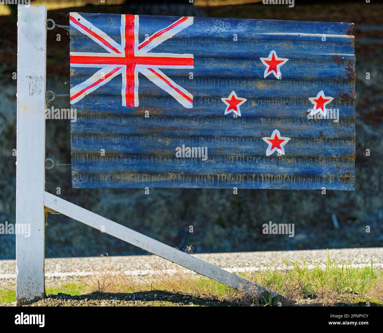 New Zealand flag Stock Photo - Alamy