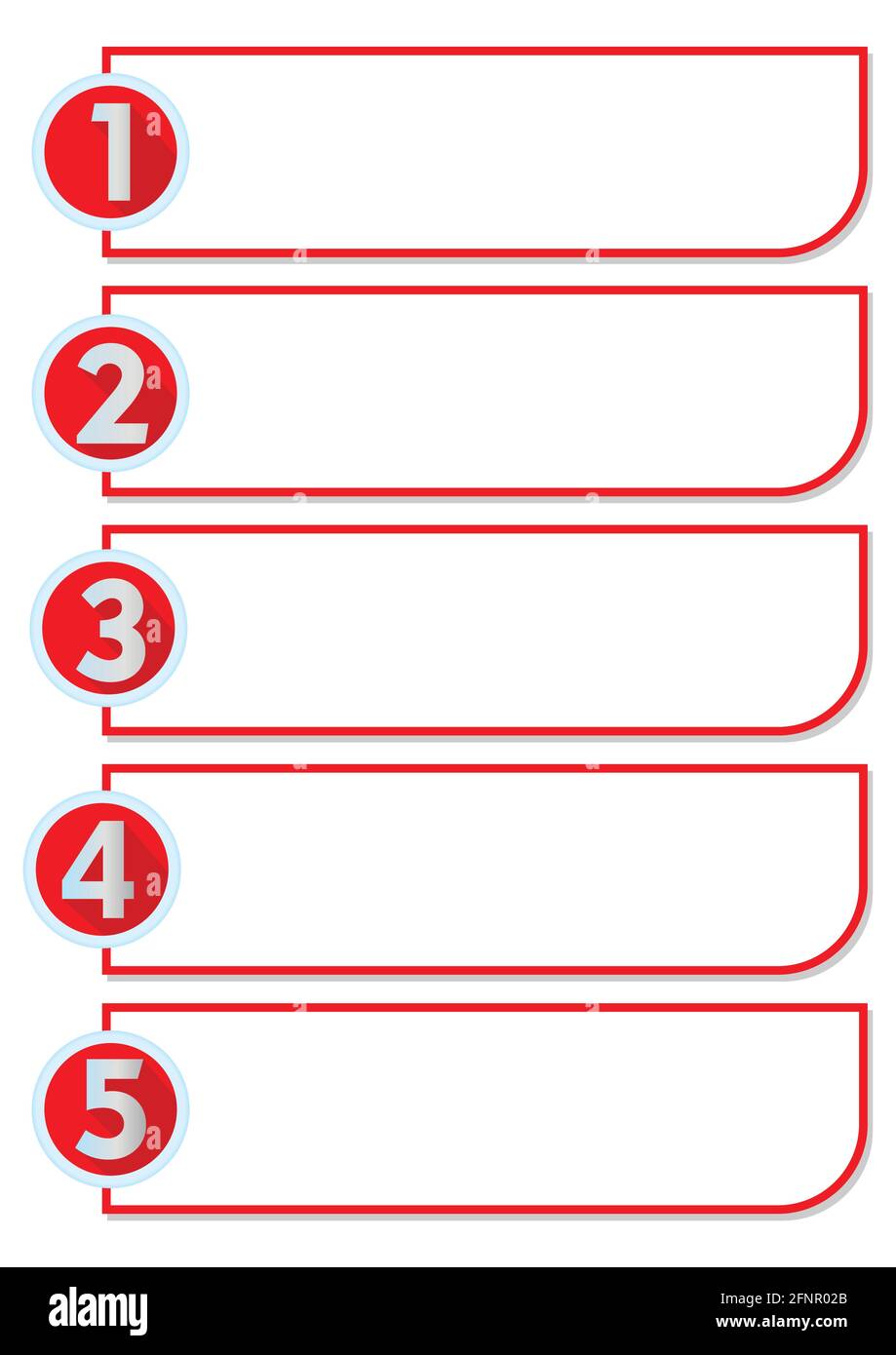 Workflow in five steps with numbers one, two, three, four, five stairs ...