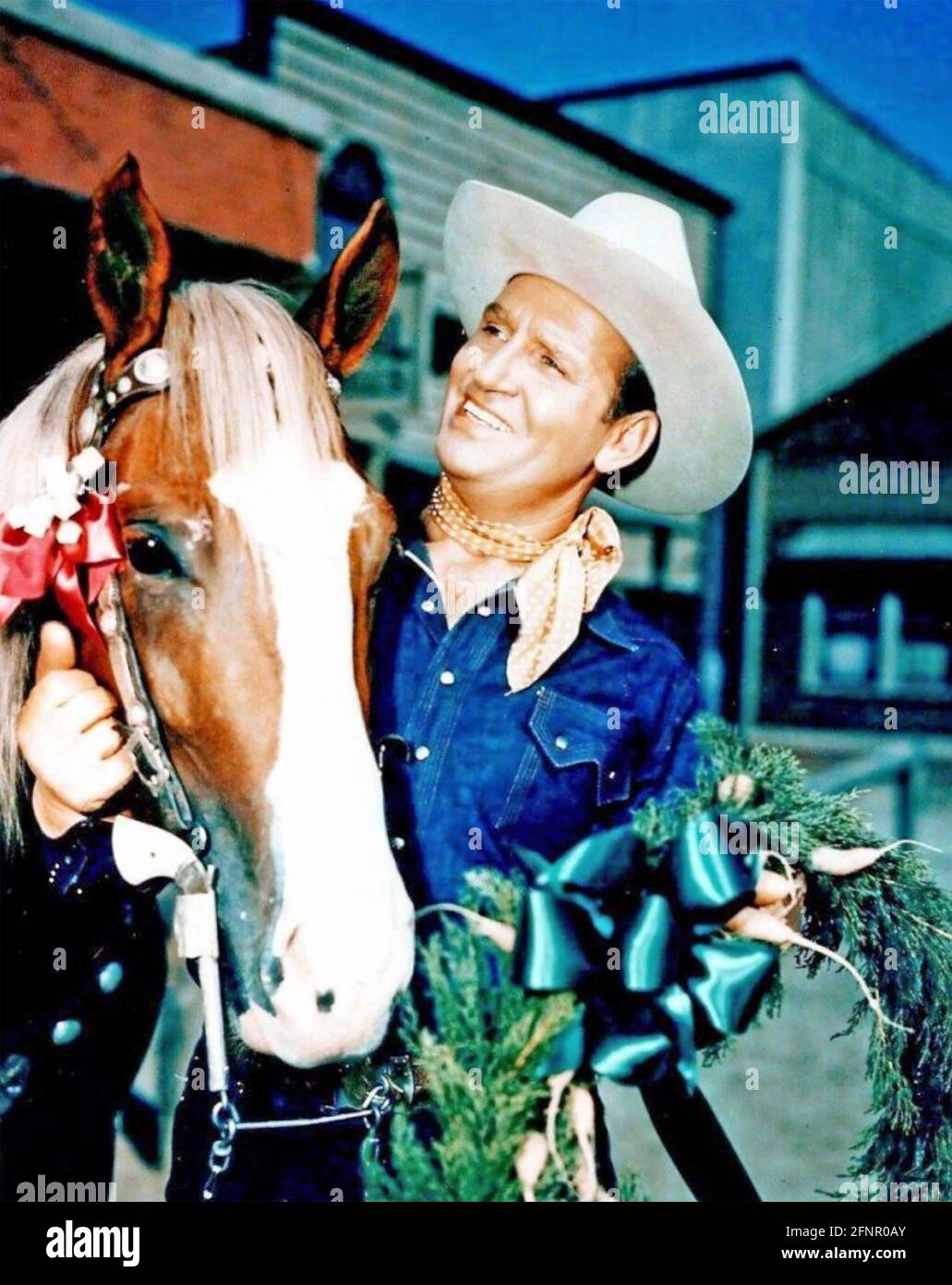 GENE AUTRY (1907-1998) American film actor and singer about 1945 Stock ...