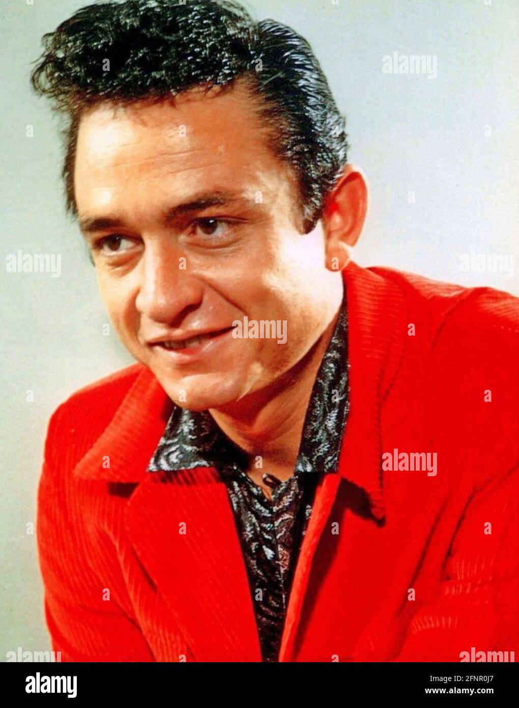 JOHNNY CASH Promotional photo of American Country musician about 1965 ...