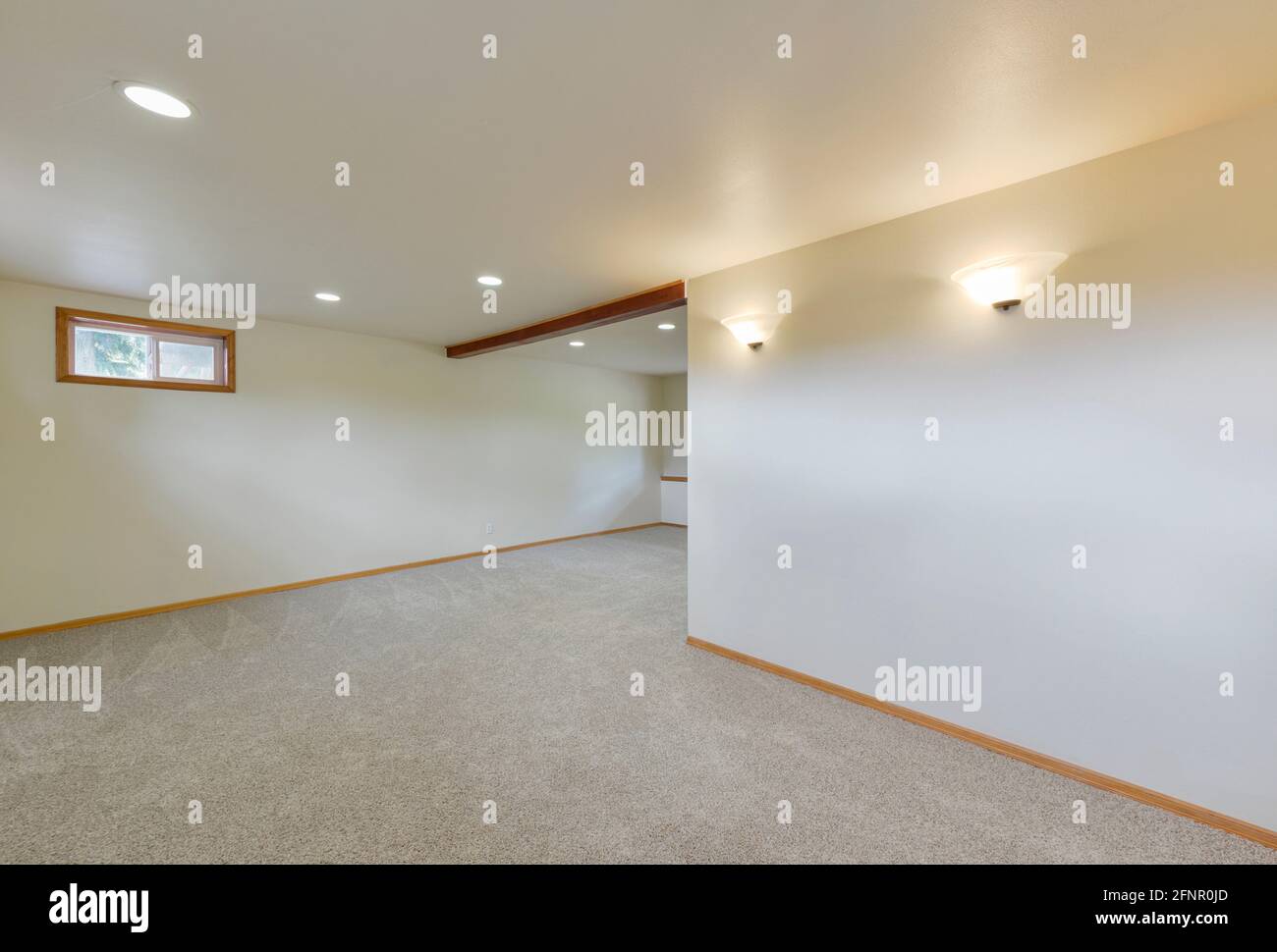 Modern empty residential room interior Stock Photo - Alamy