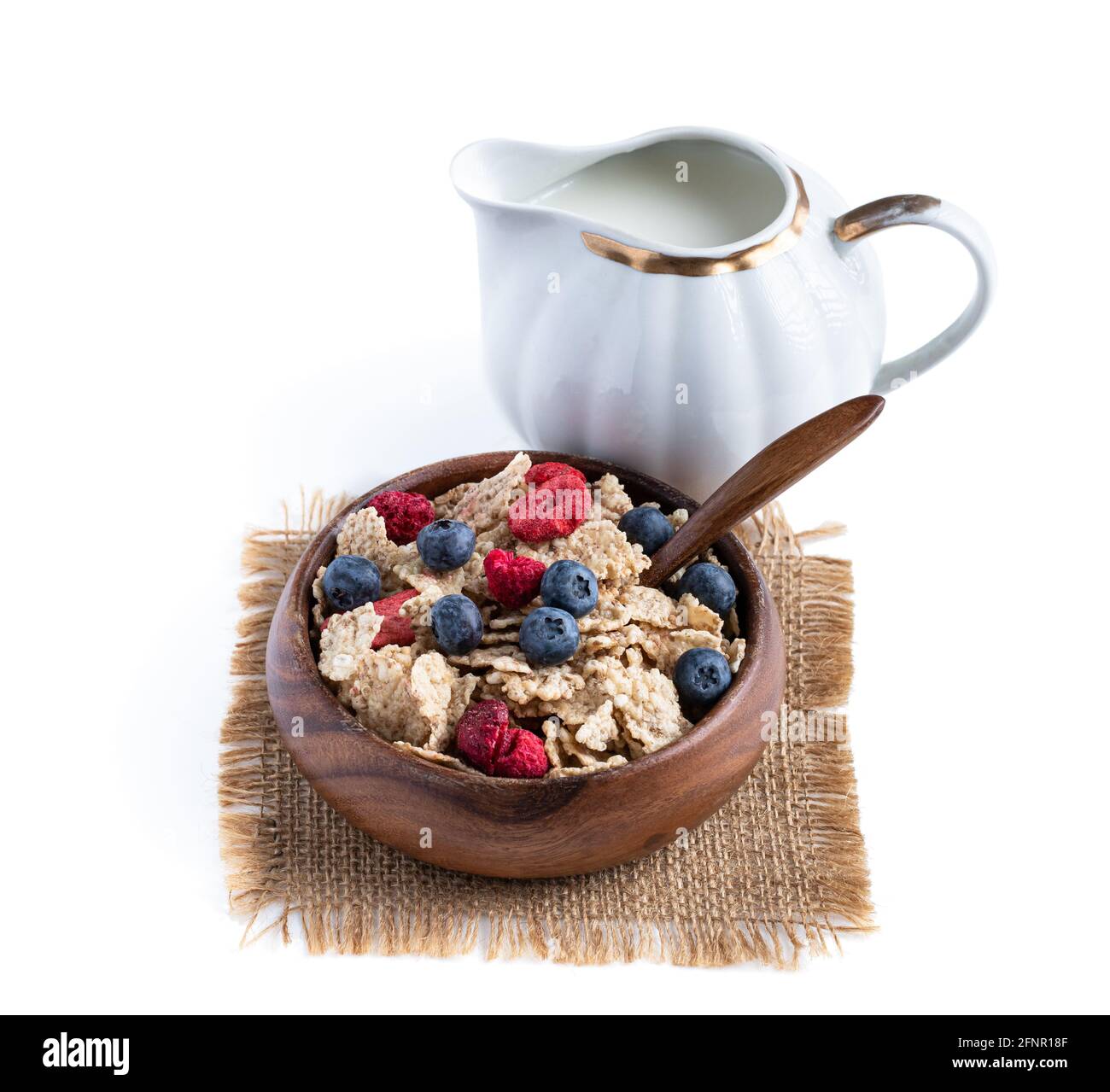 Wheat rice flakes cereal hi-res stock photography and images - Alamy