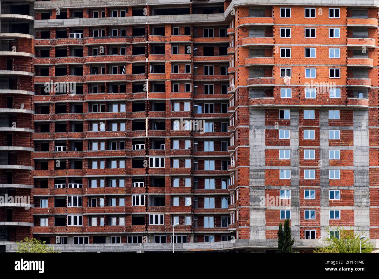 Building construction site from concrete and bricks Stock Photo - Alamy
