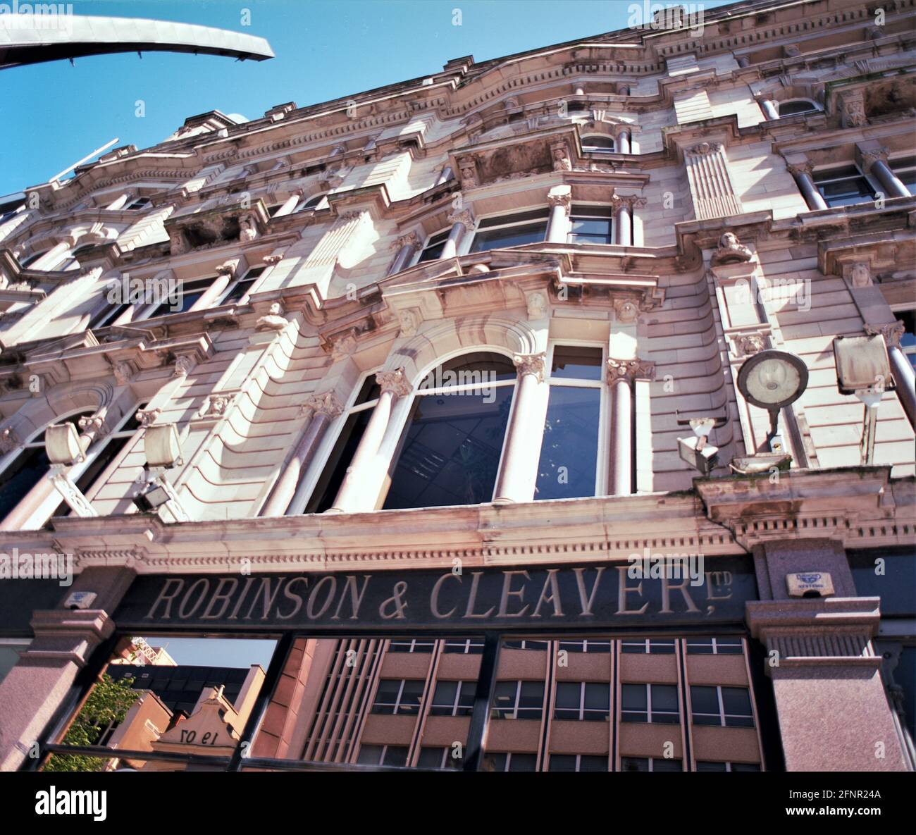 Robinson & Cleaver building Belfast City Medium format film street ...