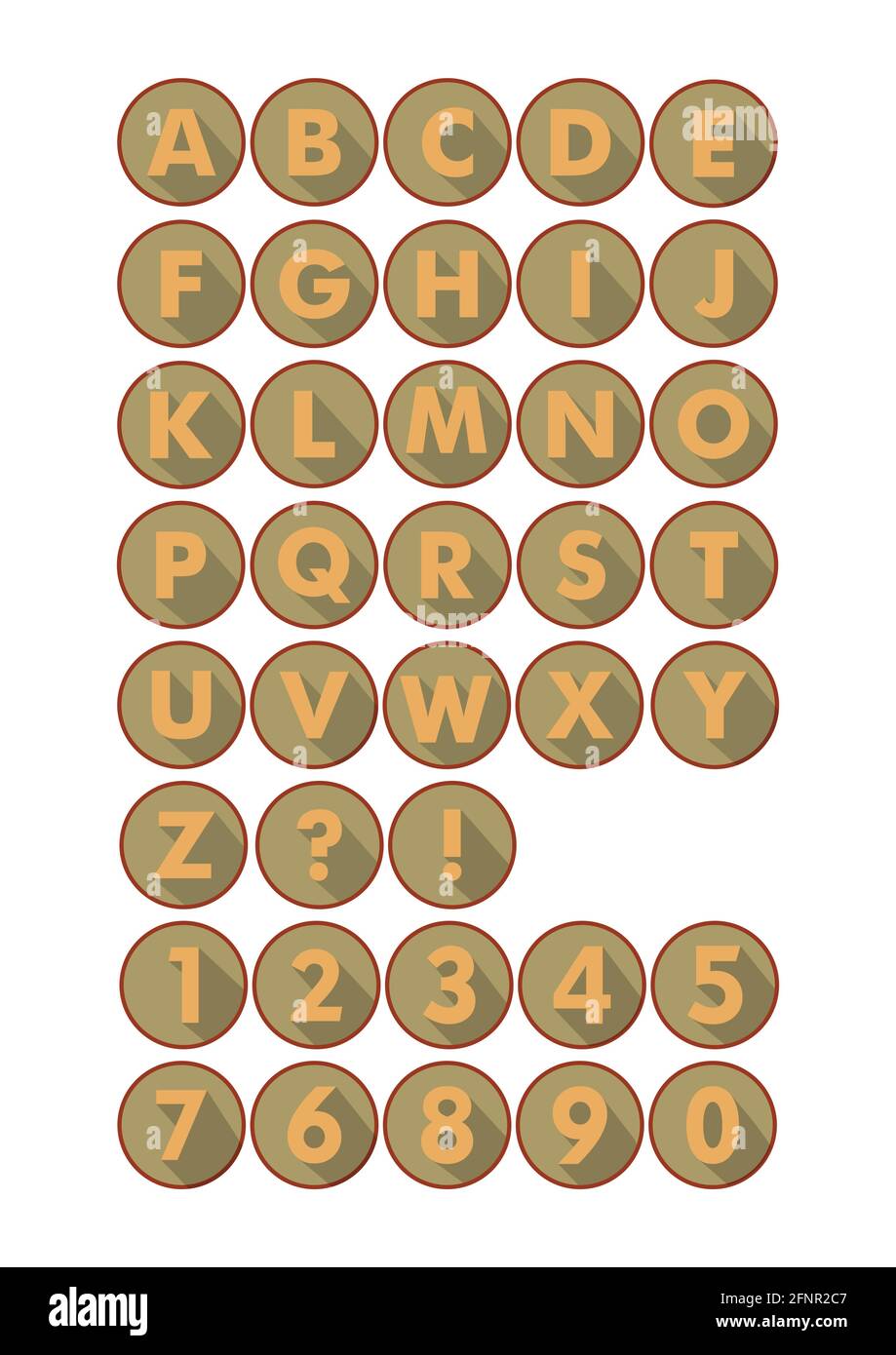 Exclamation mark question shadow hi-res stock photography and images ...