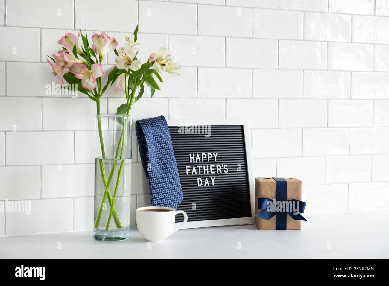 Father's day holiday concept. Letterboard with text Happy Father's Day ...