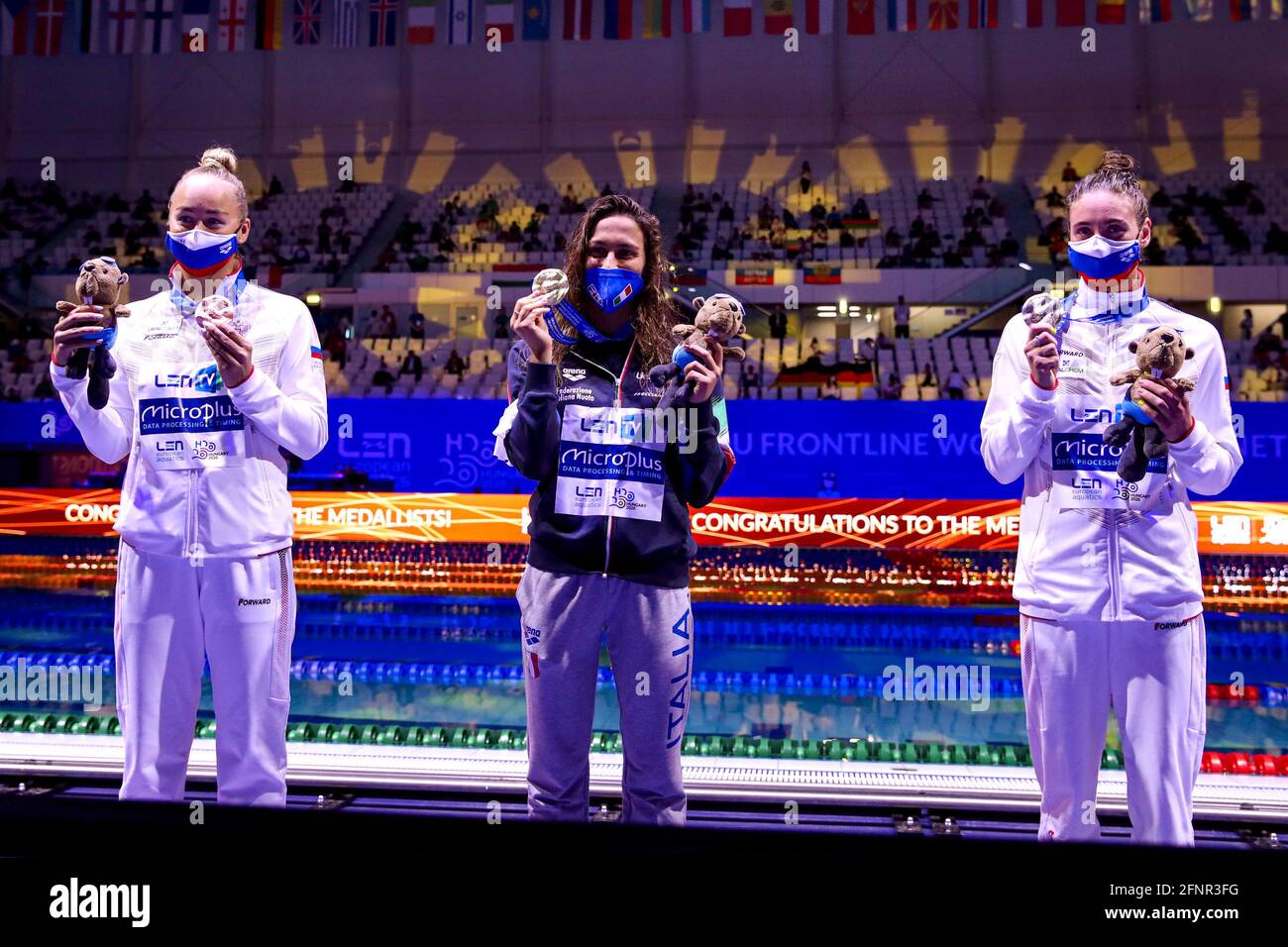 BUDAPEST, HUNGARY - MAY 18: Anna Egorova of Russia winner of the bronze ...