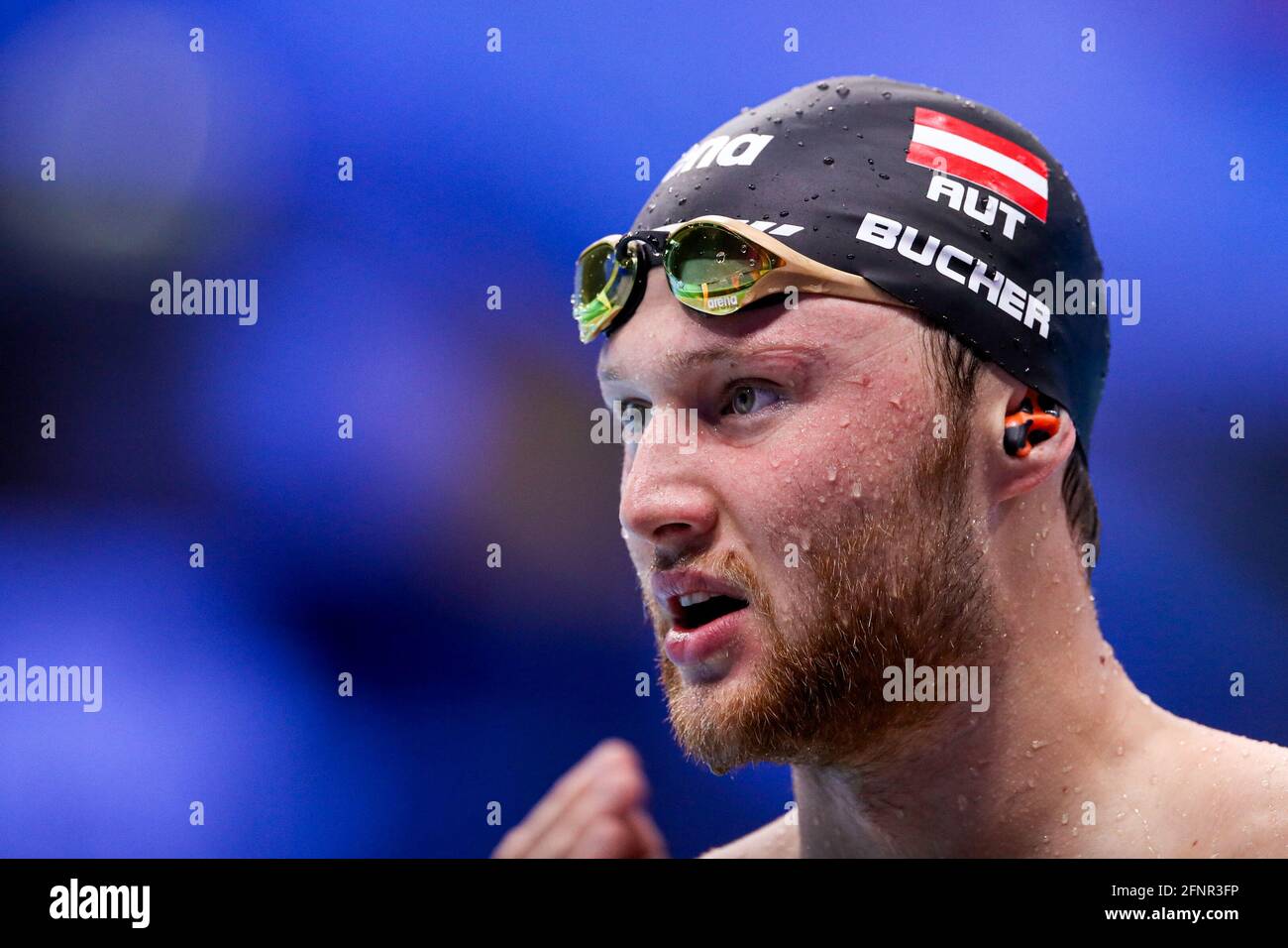 BUDAPEST, HUNGARY - MAY 18: Simon Bucher of Austria during the LEN ...