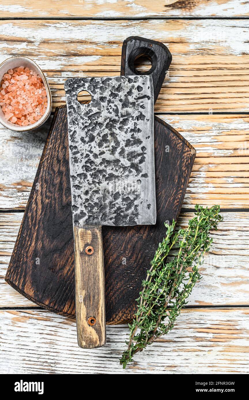 Antique meat cleaver hi-res stock photography and images - Alamy