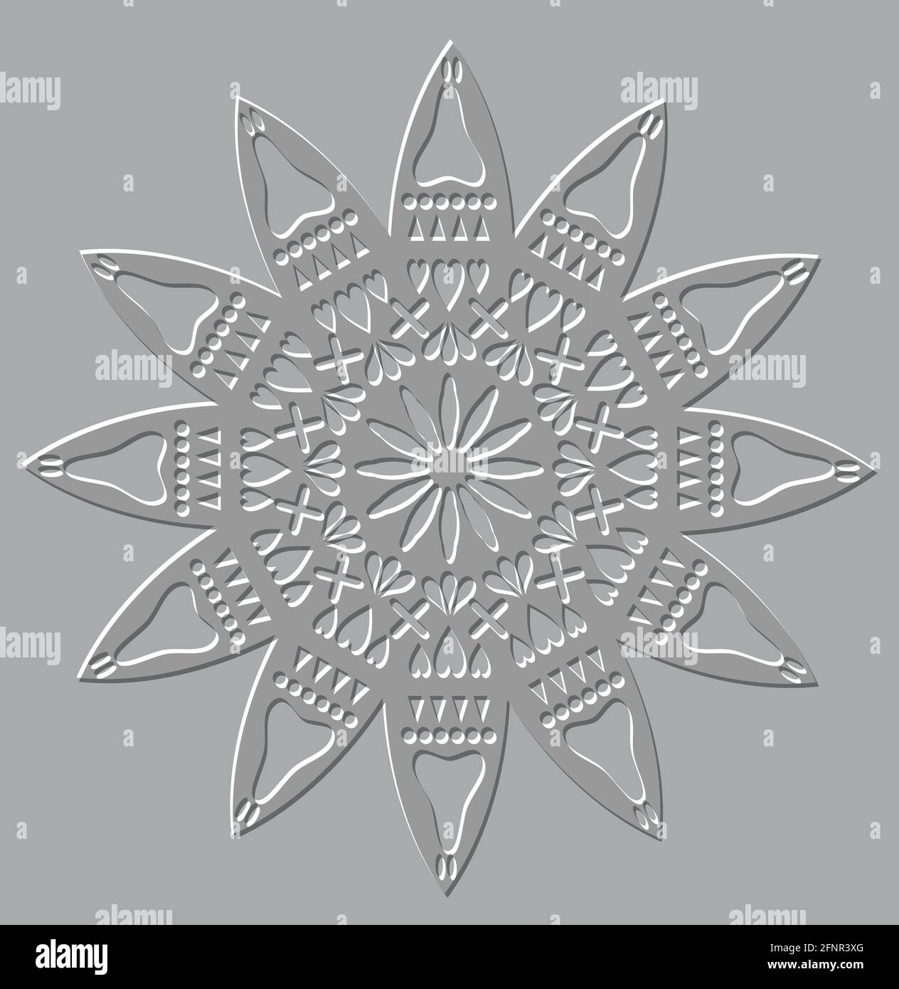 Circle relief motif Stock Vector Images - Alamy