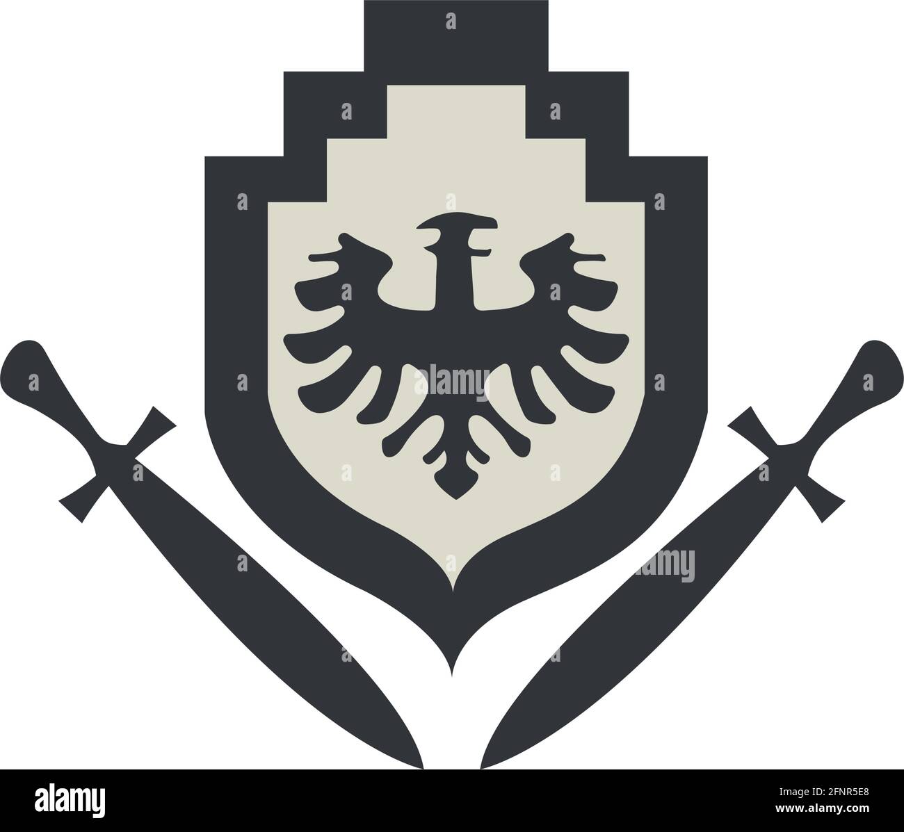 shield with eagle Stock Vector Image & Art - Alamy