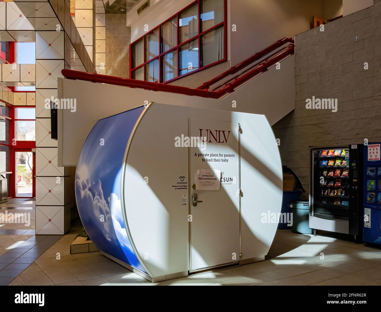 Las Vegas, FEB 23, 2021 - Interior view of the Rod Lee Bigelow Health ...