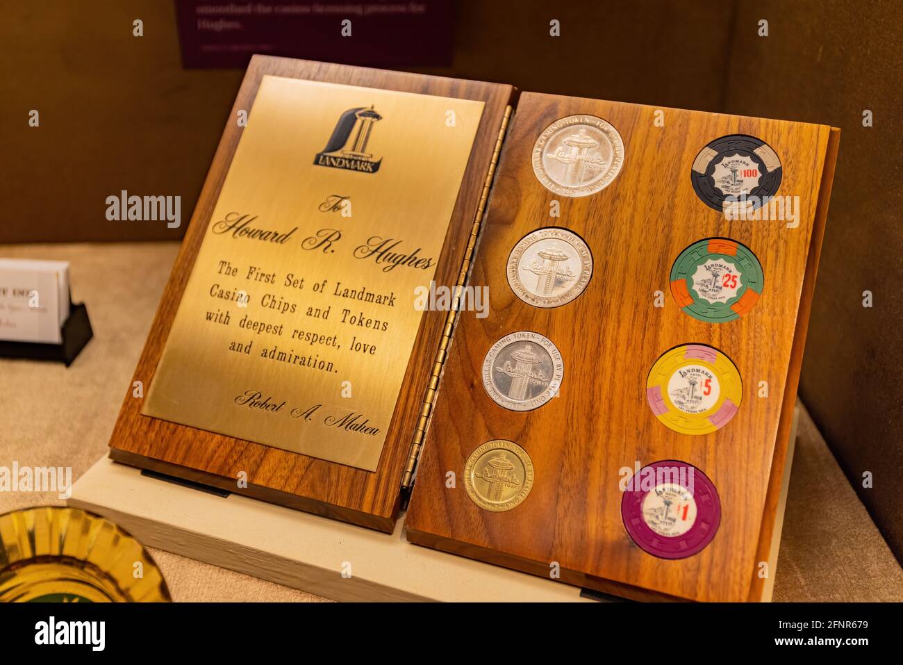 Las Vegas, FEB 15, 2021 - Interior view of The Mob Museum Stock Photo ...