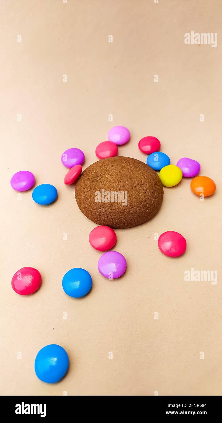 Smarties cookies hi-res stock photography and images - Alamy