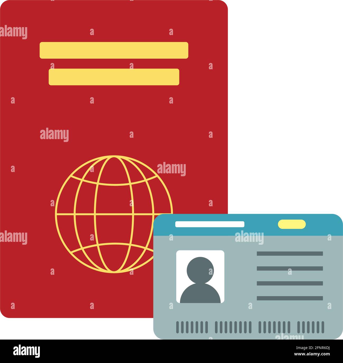 passport id document Stock Vector Image & Art - Alamy