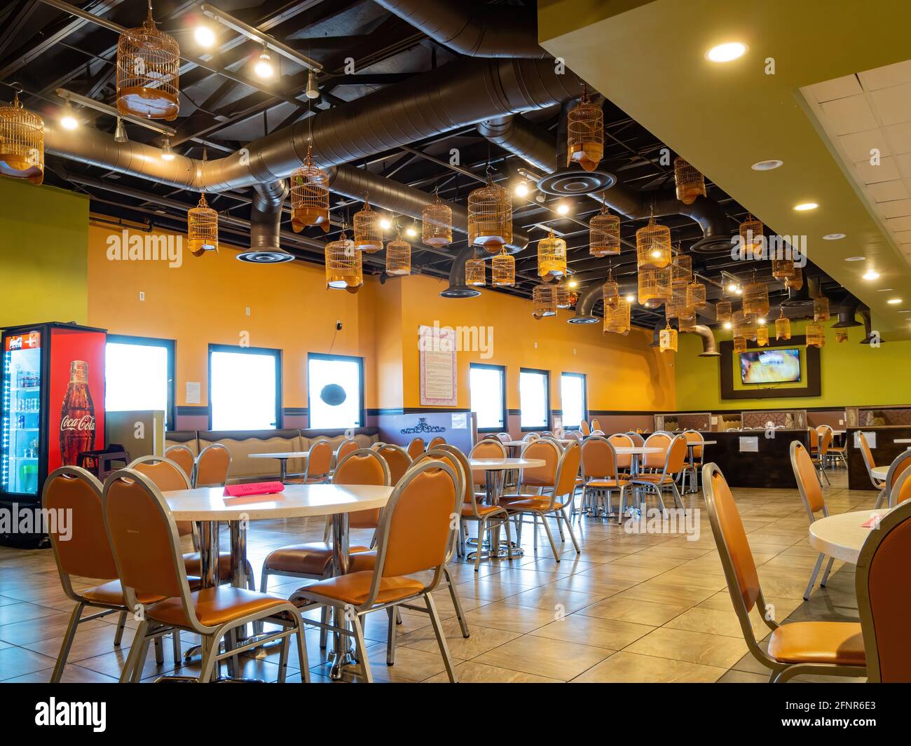 Las Vegas, JAN 20, 2021 - Interior view of a Chinese Yum Cha (Dim sum ...