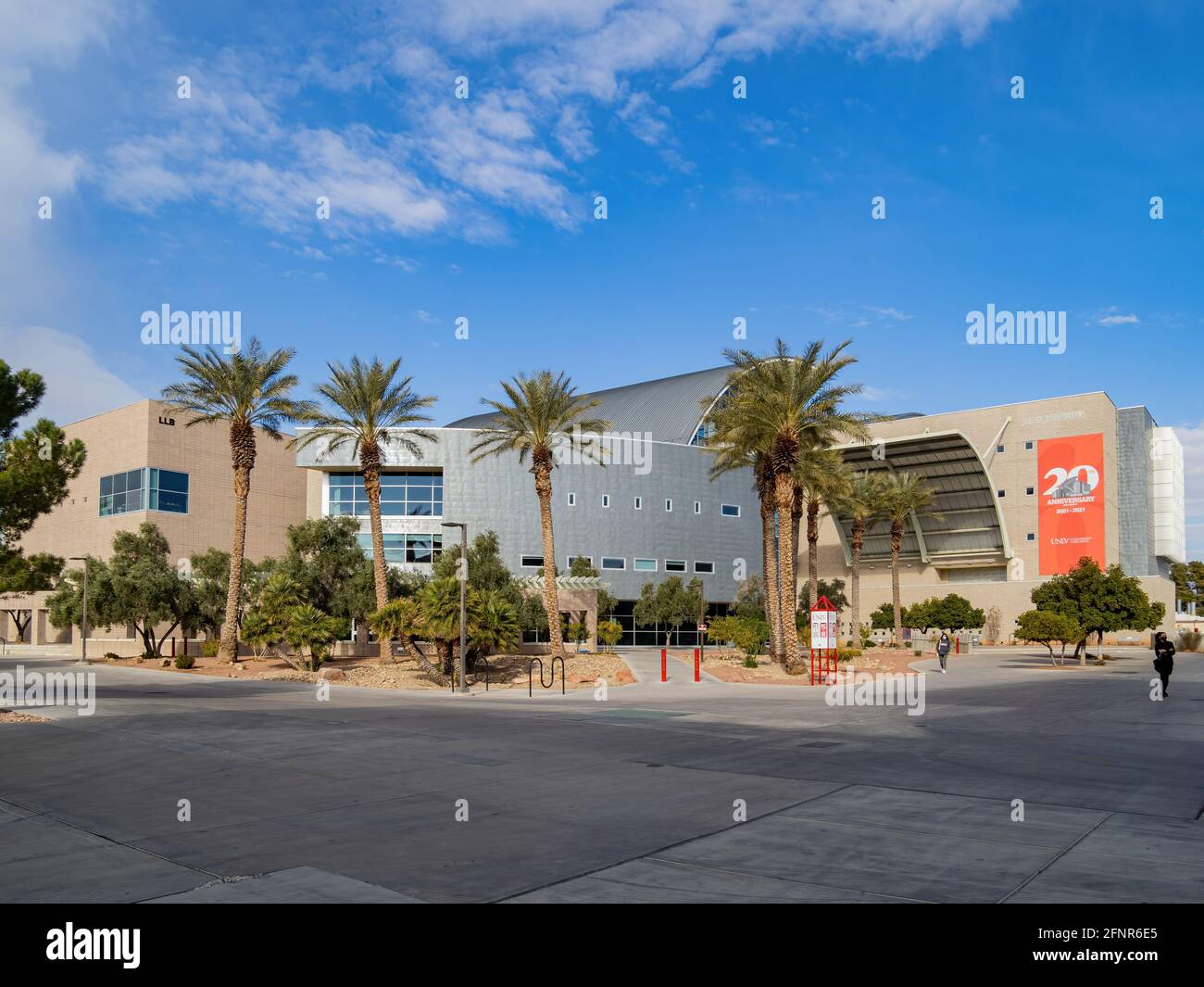 Las Vegas, JAN 20, 2021 - Exteior view of the UNLV Lied Library Stock ...