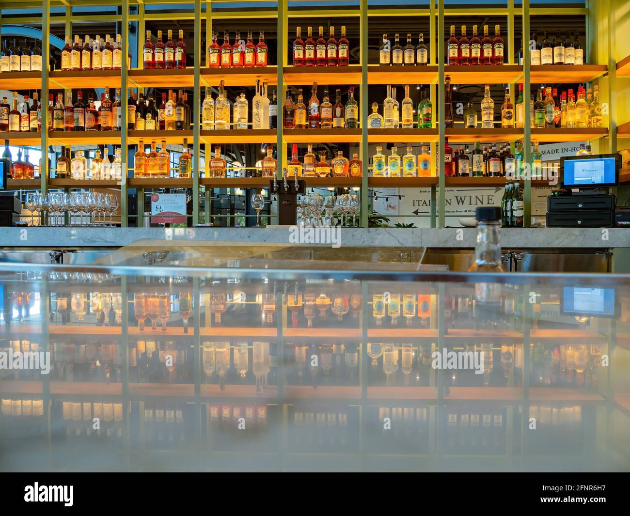 Las Vegas, JAN 21, 2021 - Interior view of the Eataly Park MGM Stock ...